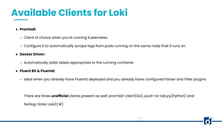 Linking Metrics to Logs using Loki | PPT