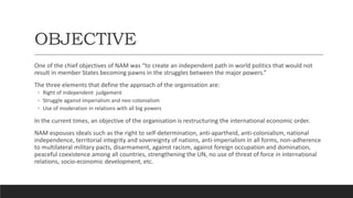 Non alignment moment | PPTX