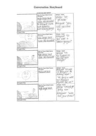 CONVERSATION STORYBOARD | PDF