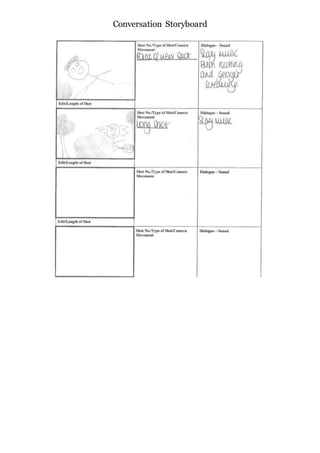 CONVERSATION STORYBOARD | PDF