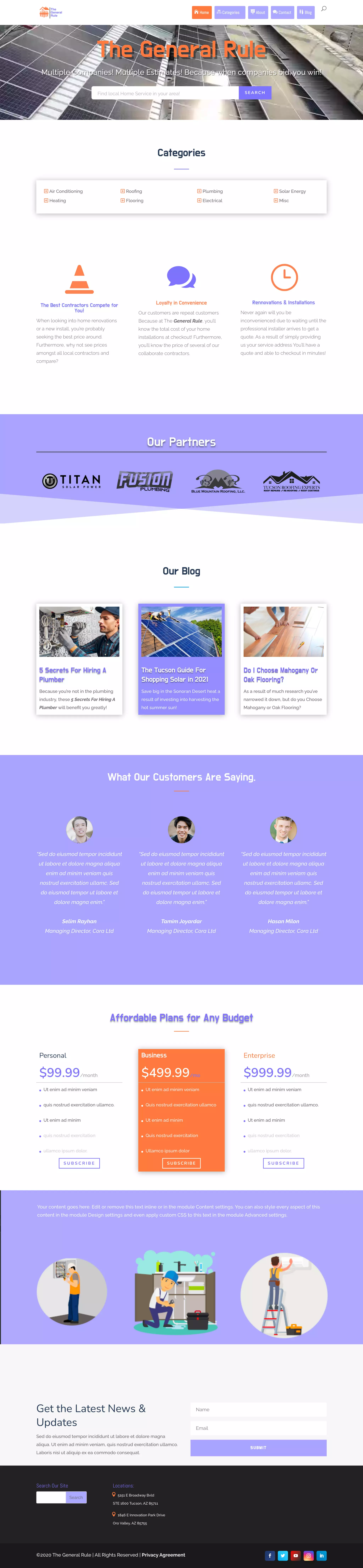 Client Homepage Website Design | PDF