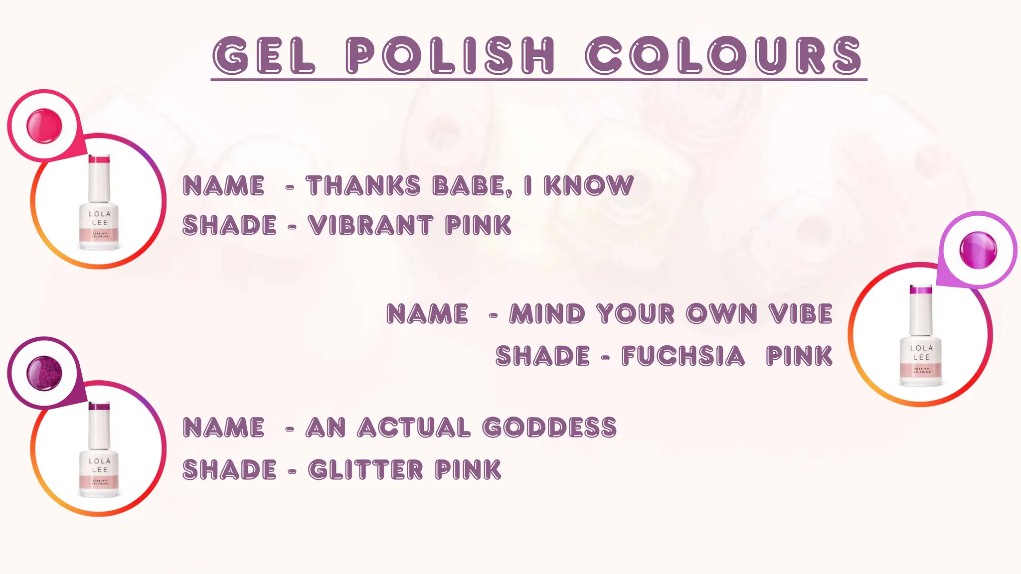 Lolalee Beauty New Gel Polish Colours 2024 | PPT