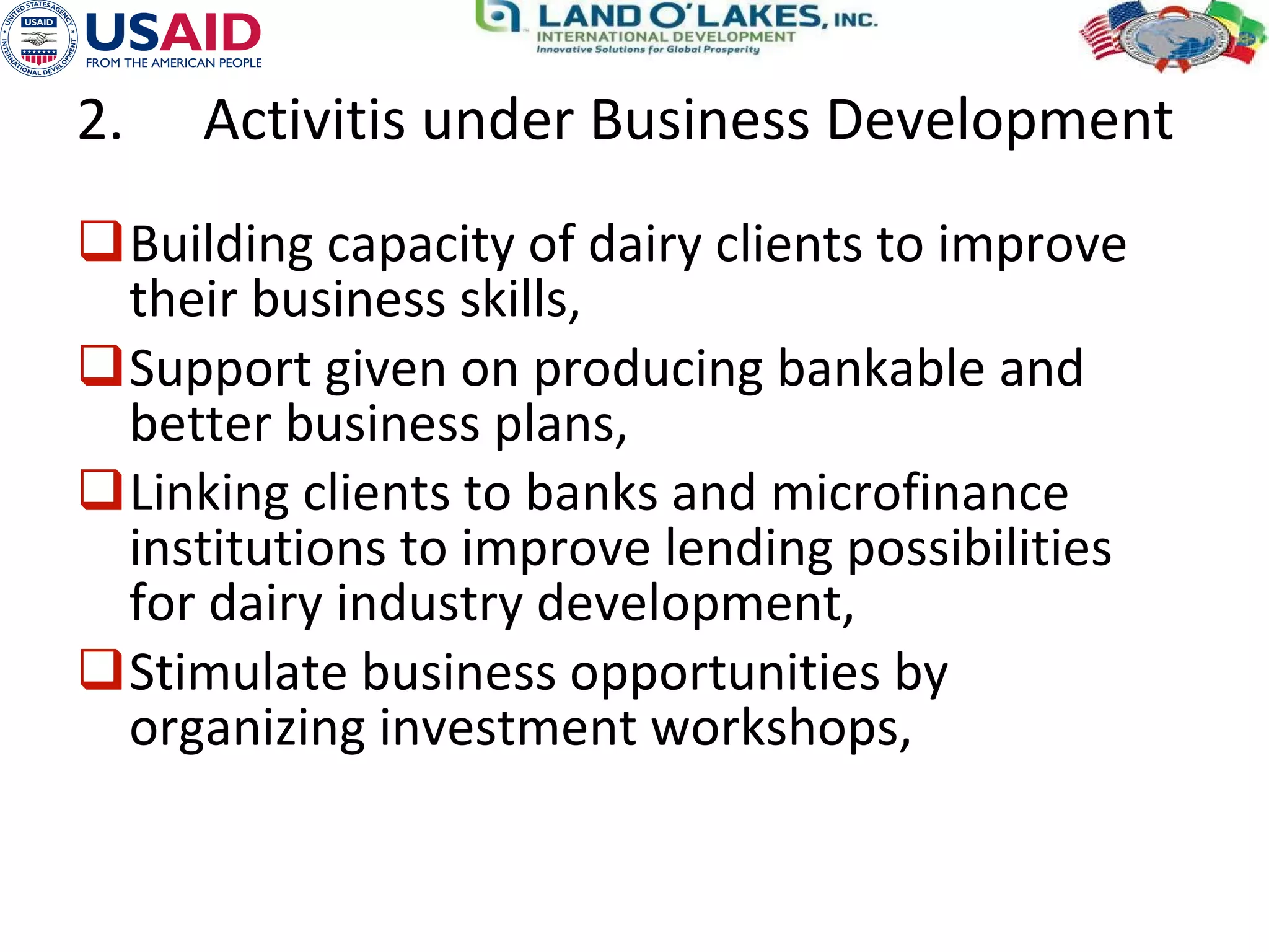 Dairy Value Chain Development | PPT