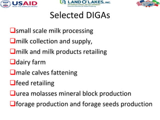 Dairy Value Chain Development | PPT