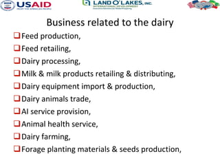 Dairy Value Chain Development | PPT