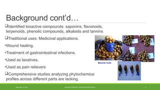 Lolem proposal presentation on B. aegyptiaca .pptx