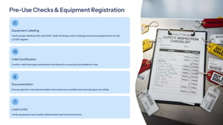 LOLER Inspection checklist with eAuditor Audits & Inspections | PDF