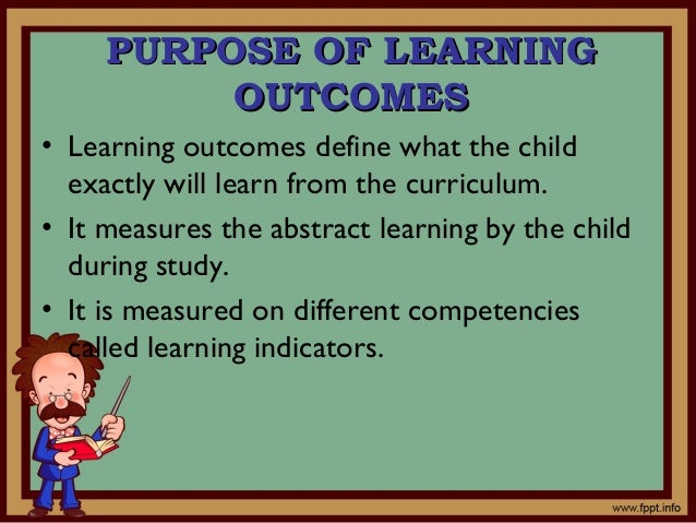 learning indicator n learning outcomes