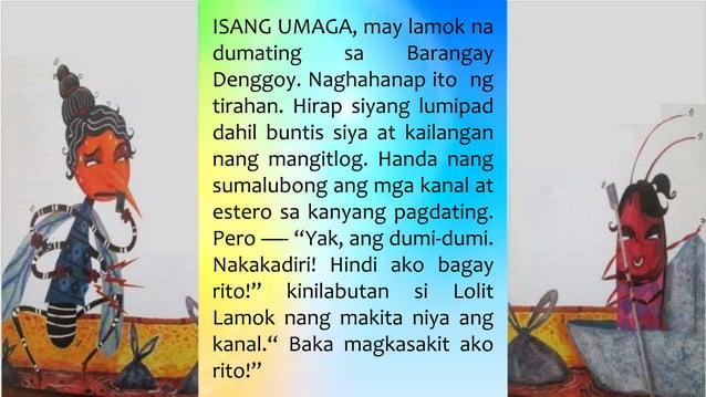 Lolit, lamok ng dengue | PPT