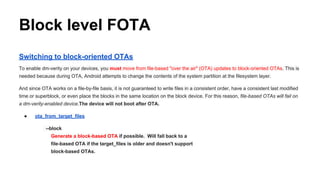 Android 5.0 Lollipop platform change investigation report | PPT