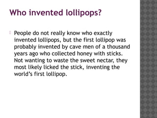 Lollipops presentation | ODP