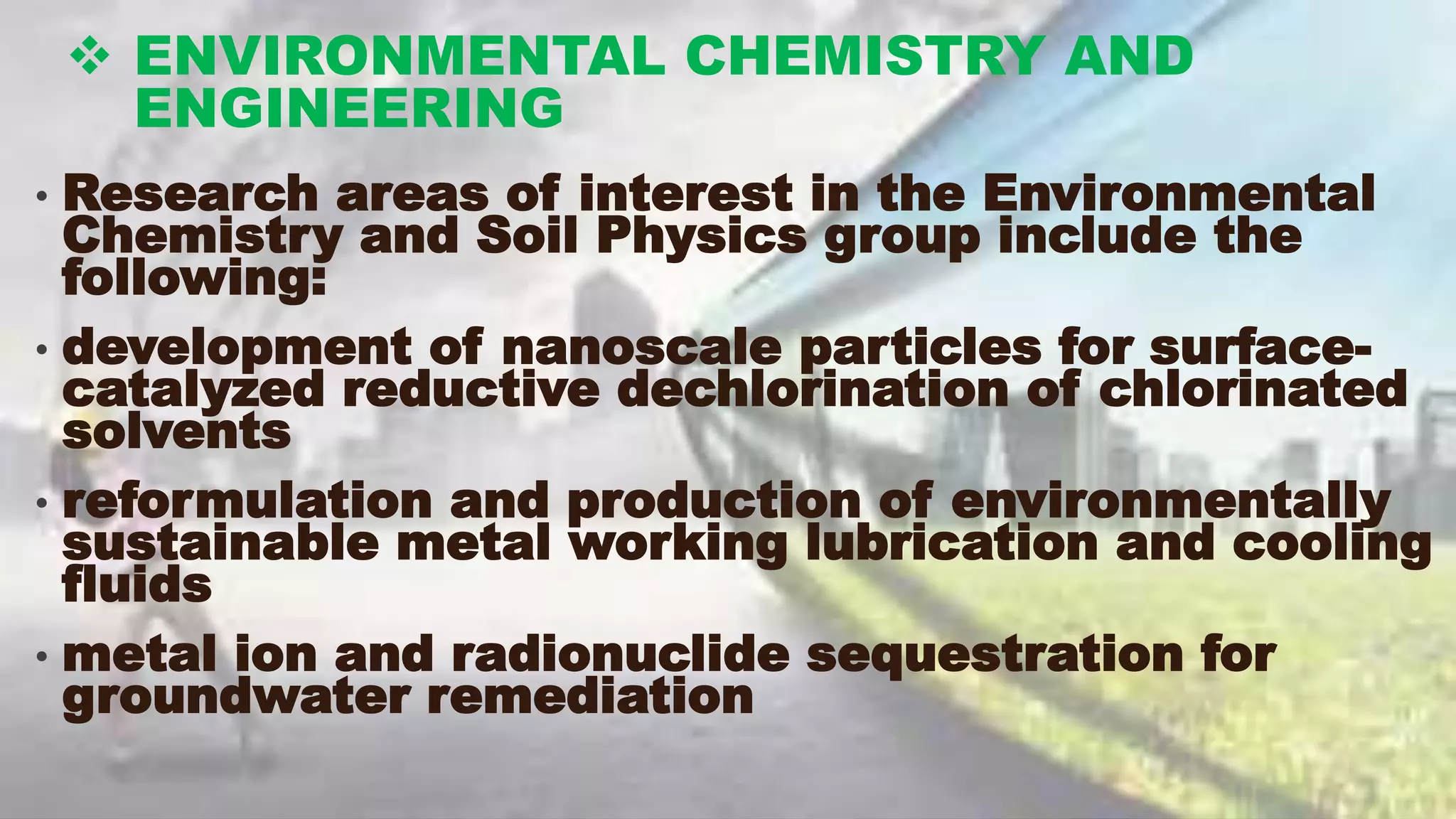 chemistry involved in civil engineering | PPTX
