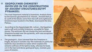 chemistry involved in civil engineering | PPTX