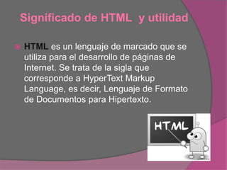 Presentación Powerpoint HTML | PPTX