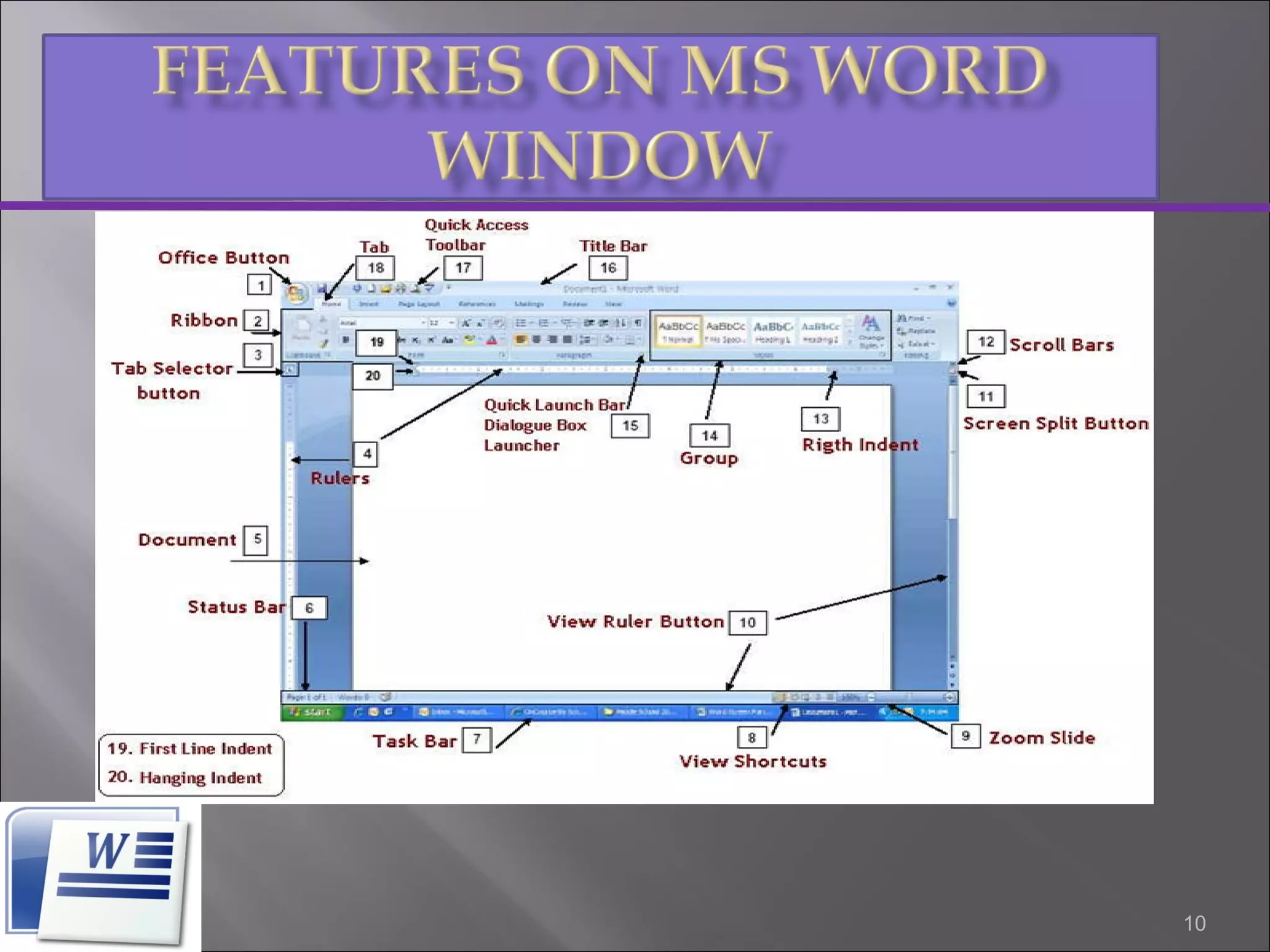 Ms word and Ms Excel Presentation | PPT