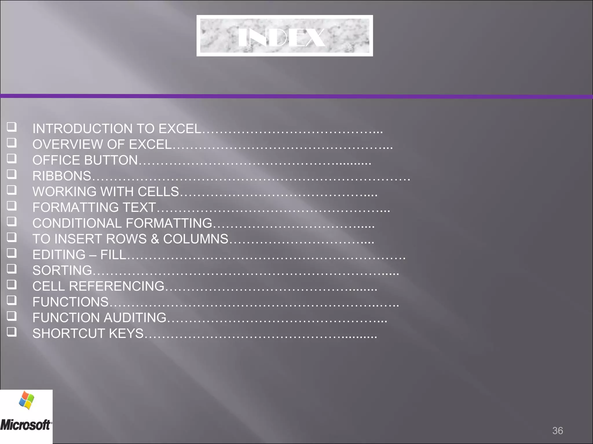 Ms word and Ms Excel Presentation | PPT