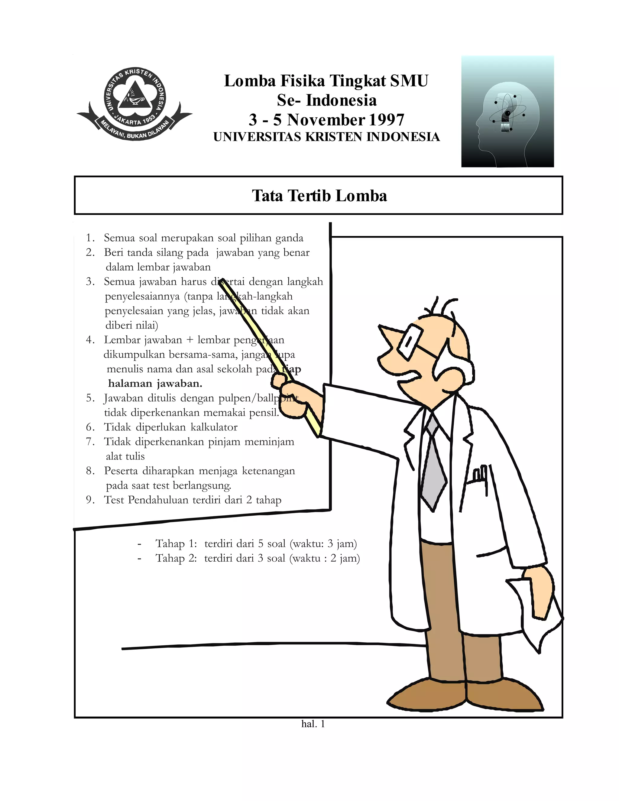 Lomba fisika uki 1997 | PDF