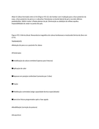 Lombalgia Habilidades Médicas USCS - Lucas Barros Marques | DOCX