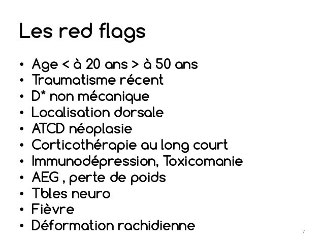 Lombalgies, Rachialgies: Pièges diagnostiques