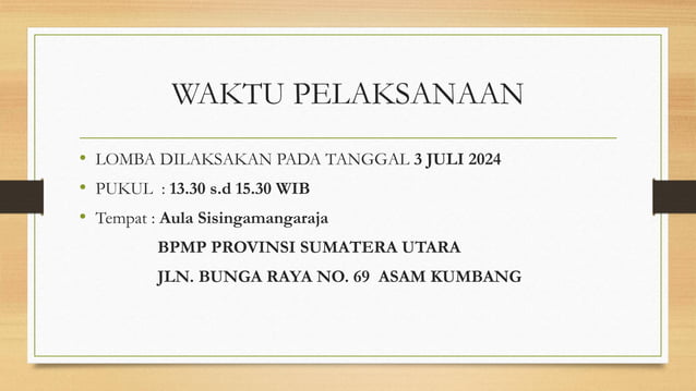 LOMBA MENGGAMBAR POSTER jenjang pendidikan sekolah menengah pertama | PDF