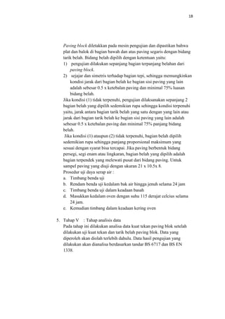 Paving block | DOCX