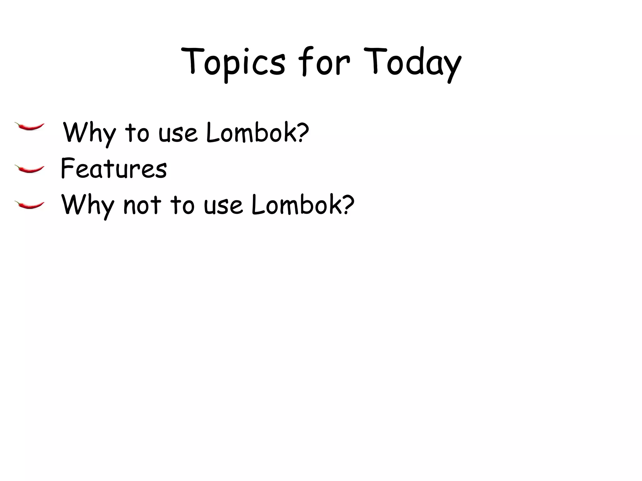 The Lombok Project | ODP