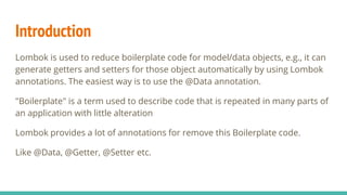 Lombok | PPTX | Programming Languages | Computing