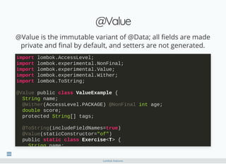 Lombok Features | PPT