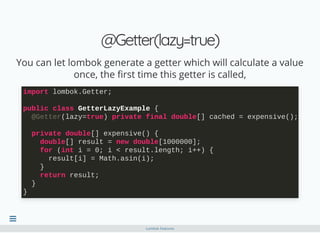 Lombok Features | PPT