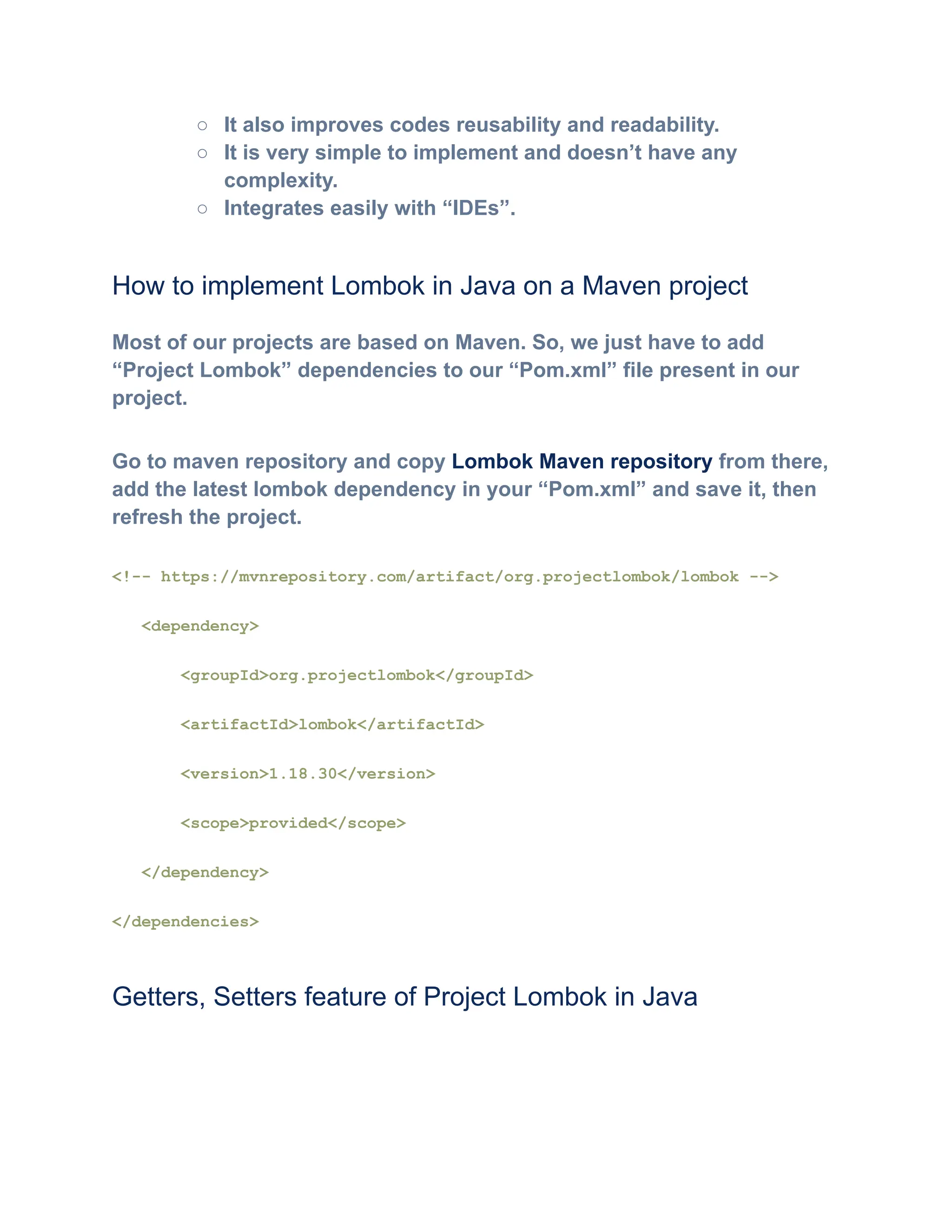 Lombok Unleashed_ Elevating Java Efficiency with Getters, Setters ...