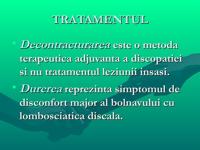 Lombosciatica - Cauze Tratament | PPT