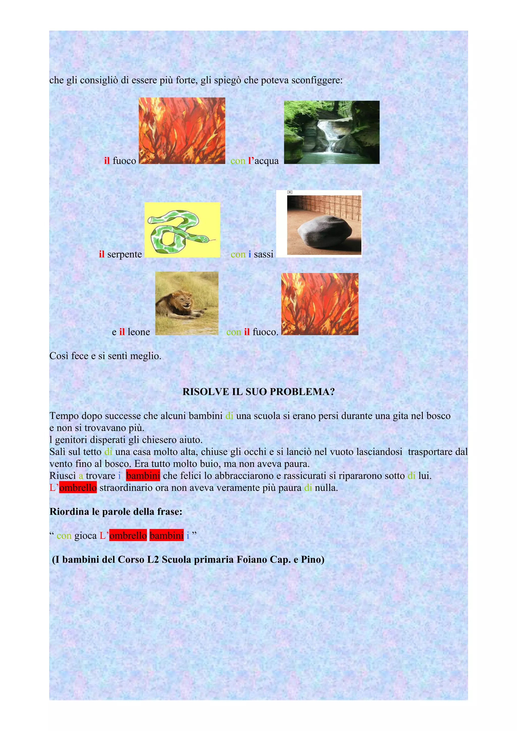 Lombrello Straordinario | DOC