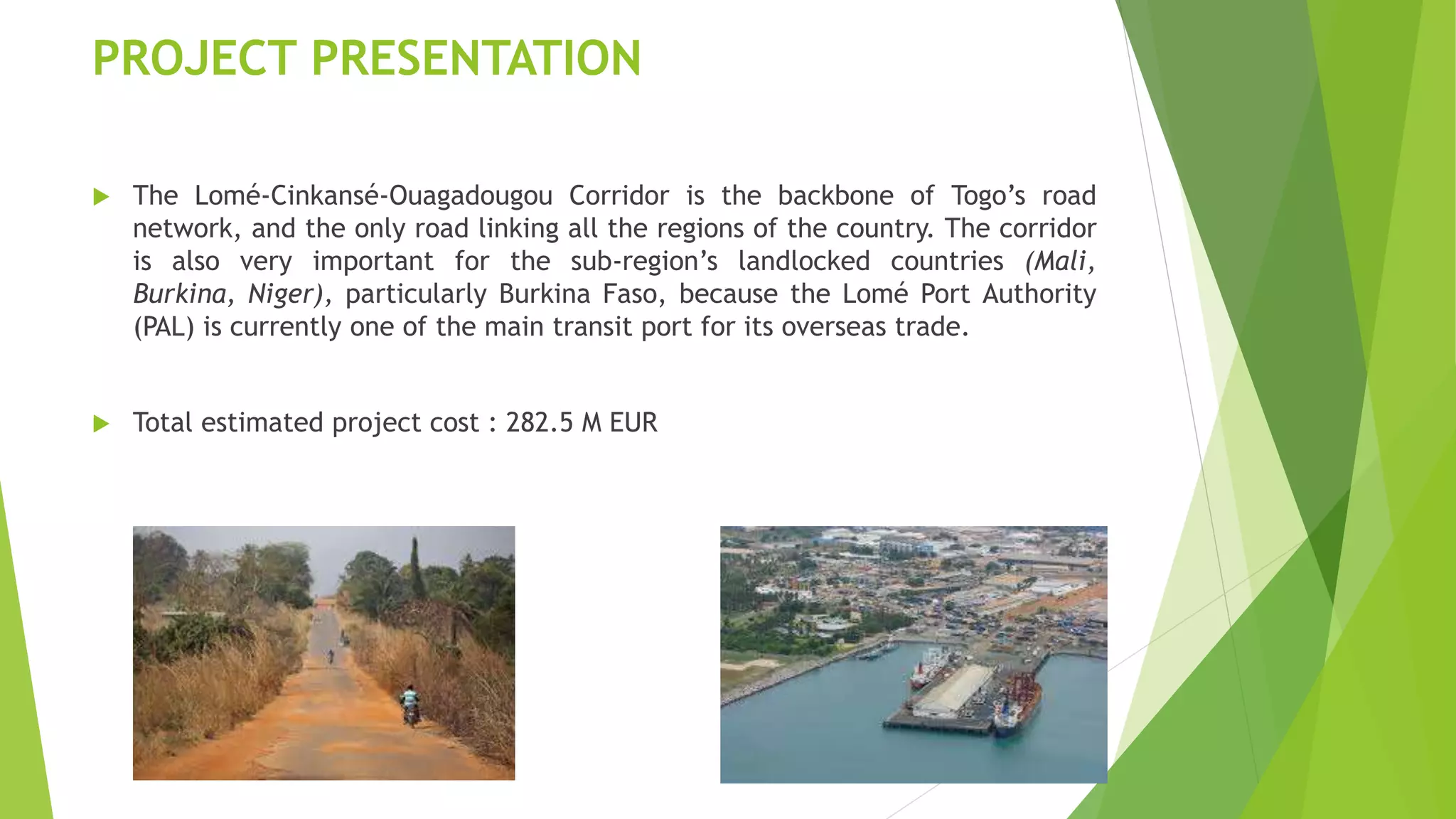 Lome – Ouagadougou transport corridor PPP | PPTX