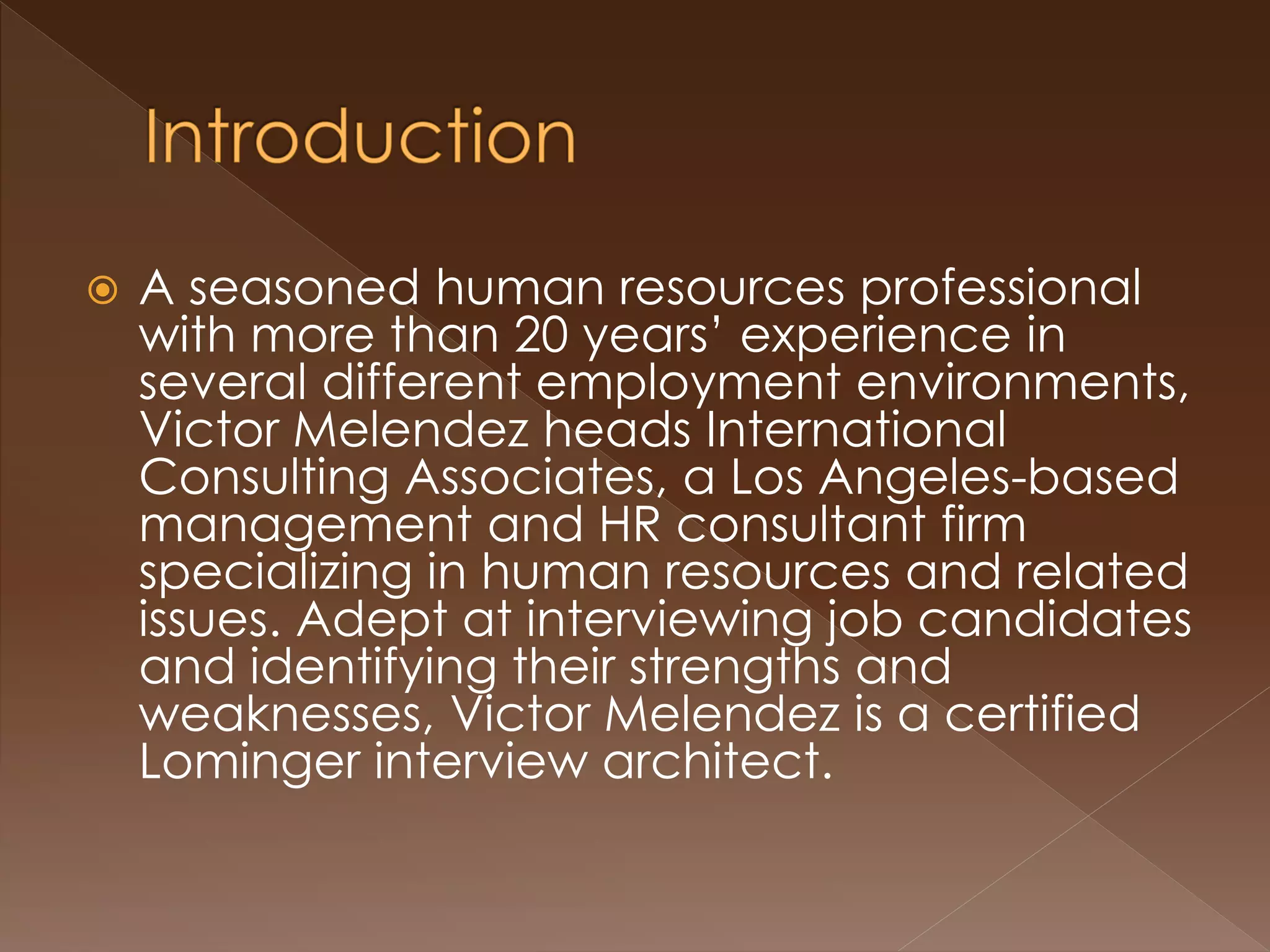 Lominger Interviewing | PPTX