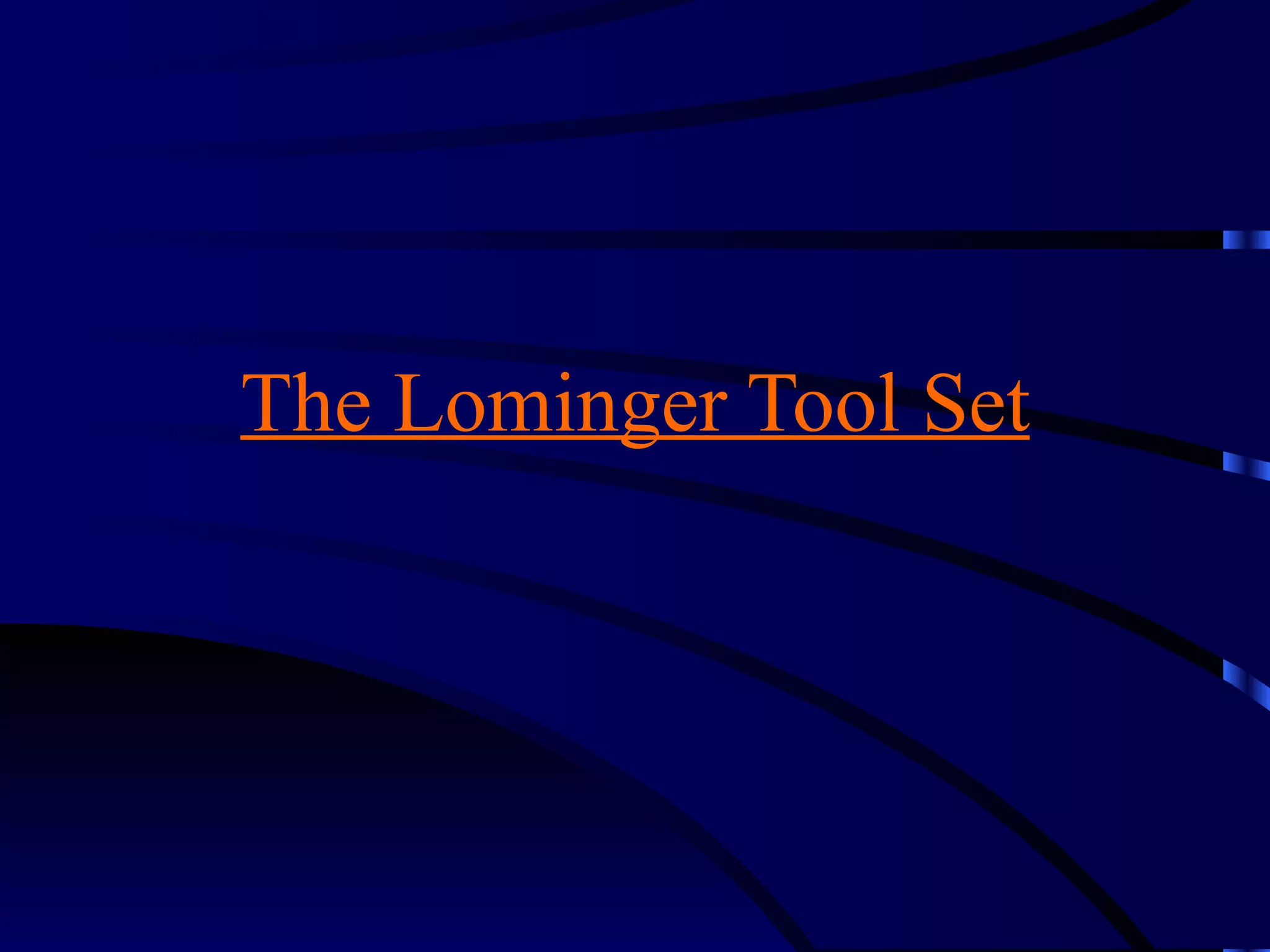 Lominger Overview | PPT