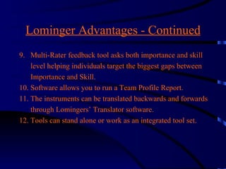 Lominger Overview | PPT