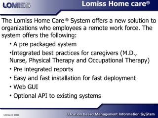 Lomiss Home Care | PPT