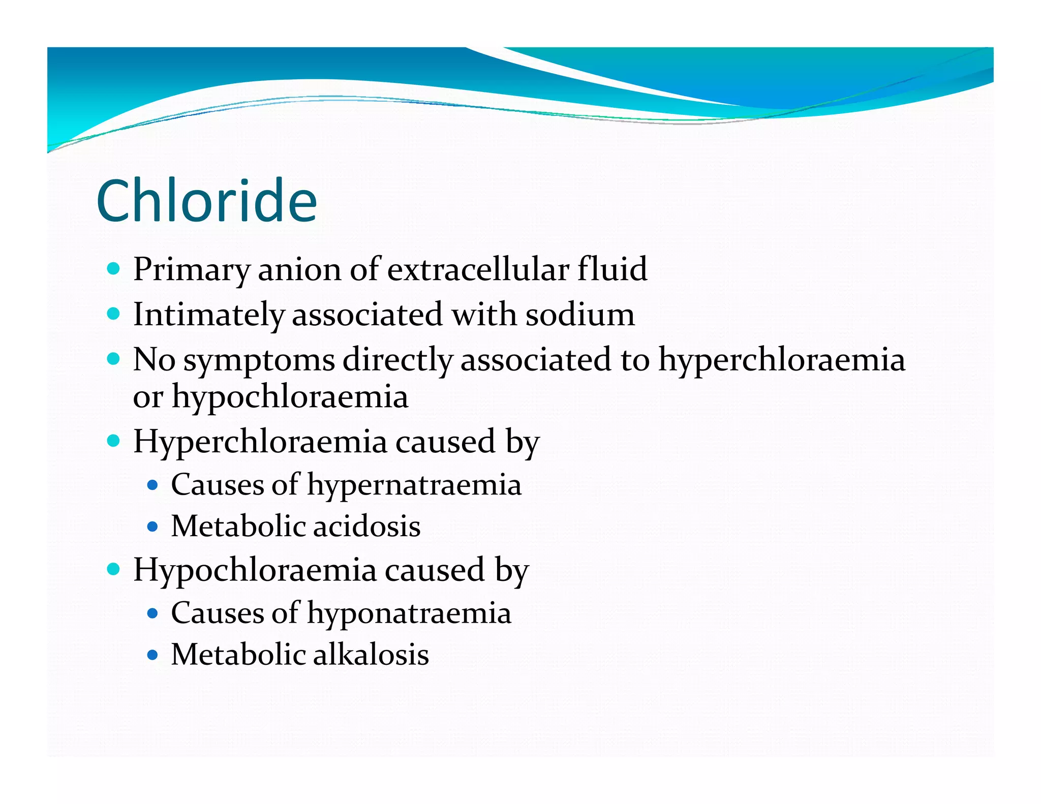 water electrolyte | PDF