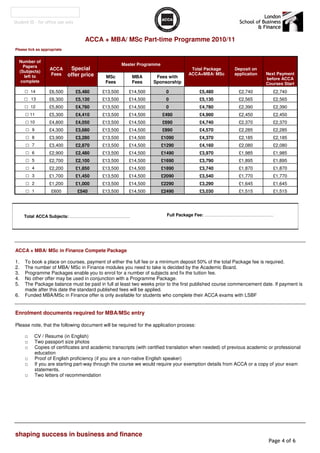 Lon app form_mba_m_sc_acca_pt_100810 | PDF