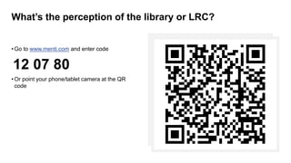 Bringing together digital practices, learning resources and libraries | PPT