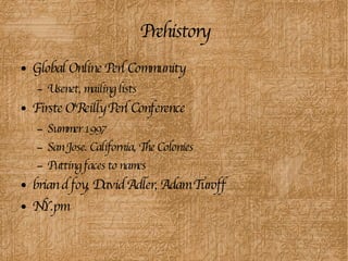 Ye Complete History of Ye Perle Mongers of London Towne (Parte One) | PPT