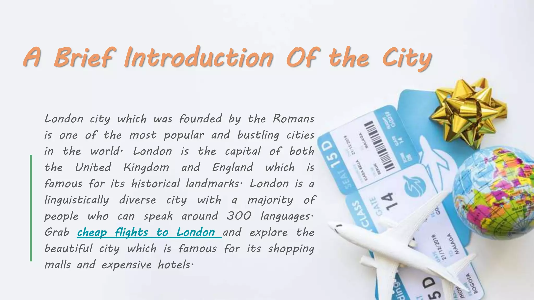Interesting Facts About London | PPTX