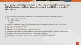 MySQL 8.0 from December London Open Source Database Meetup | PPT