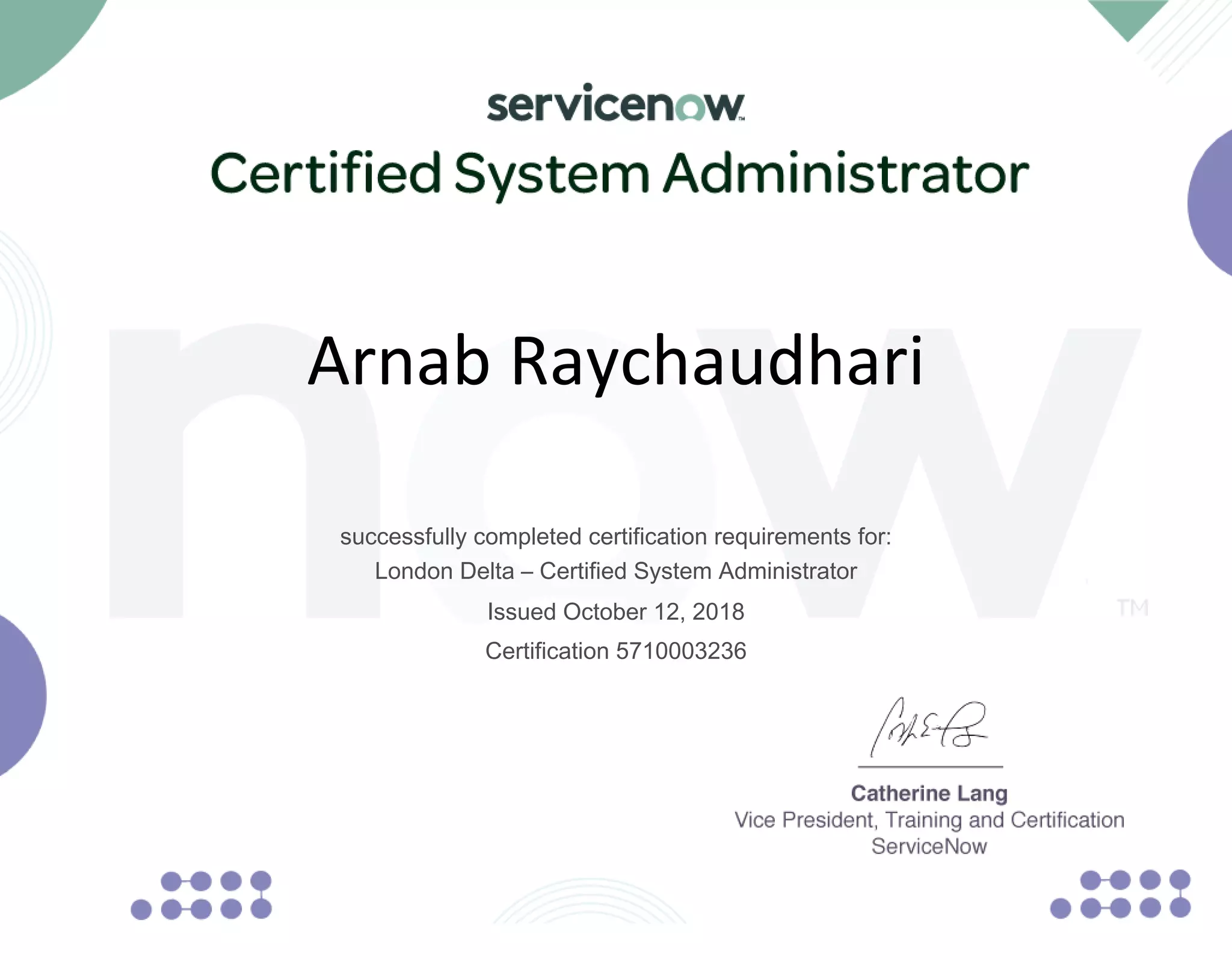 London Delta-ServiceNow Certified System Administrator | PDF