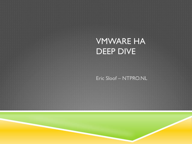 VMware HA deep Dive | PDF