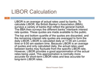 London Interbank Offered Rate By Maroof Hussain | PDF