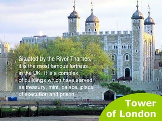 London-landmarks.pptx | Historic Site and Landmark Tours | Attractions
