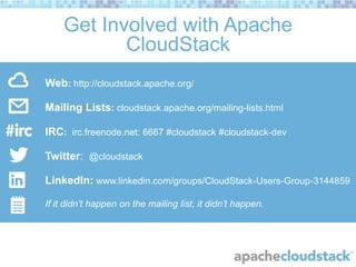 Cloudstack interfaces to EC2 and GCE | PPT
