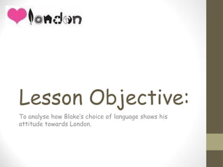 London by William Blake Poem Analysis and PowerPoint | PPT