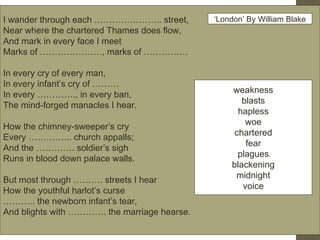 London by William Blake Poem Analysis and PowerPoint | PPT